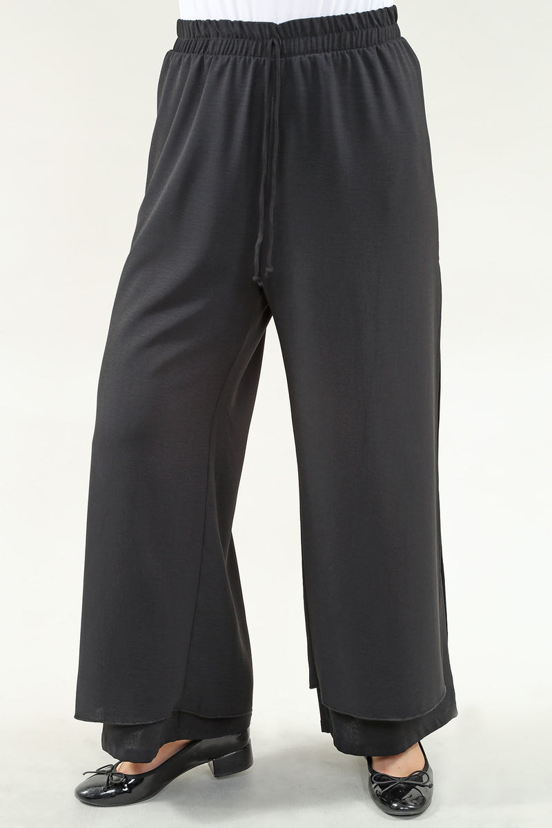Mira Wide Leg Pant (Black) – Orchard Clothing Company