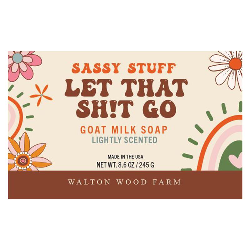 Sassy Stuff - Let That Shit Go! Goat Milk Soap – Orchard Clothing Company