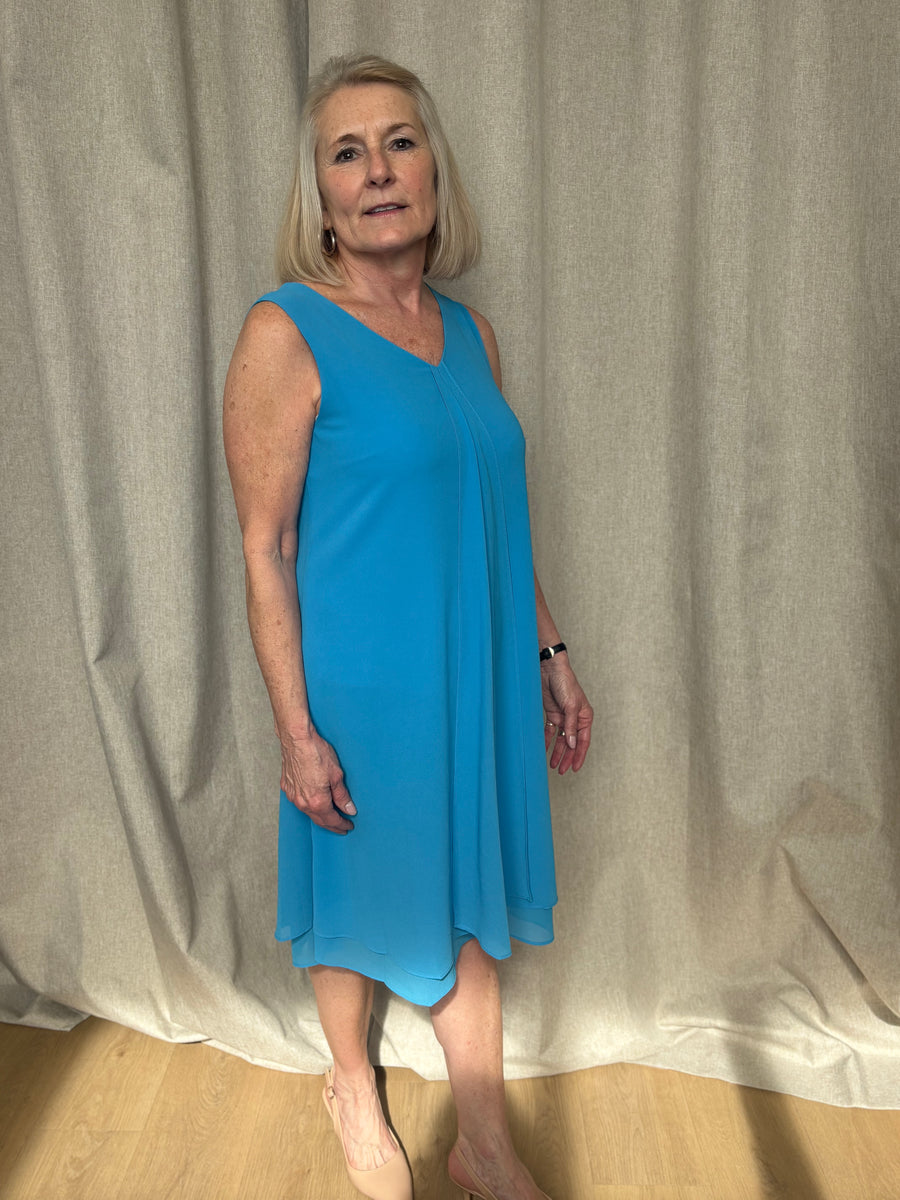 Jen Chiffon Dress (Blue) - 25% OFF AT CHECKOUT - FINAL SALE – Orchard ...