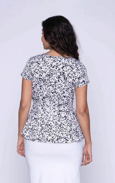 Heidi Faux Wrap Peplum Top - 50% OFF AT CHECKOUT - FINAL SALE – Orchard ...